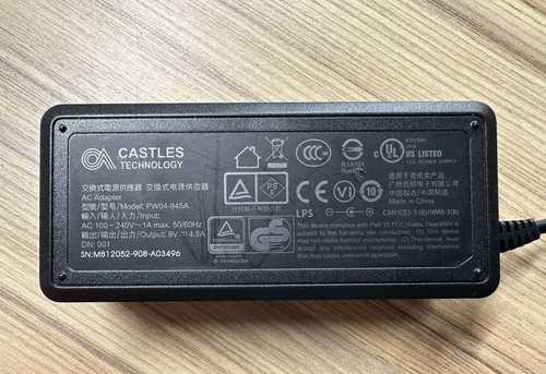 Блок питания Castles 9V. 4,5A