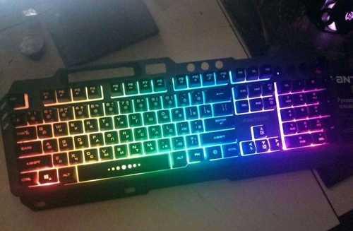 Мембранная игровая клавиатура с подсветкой