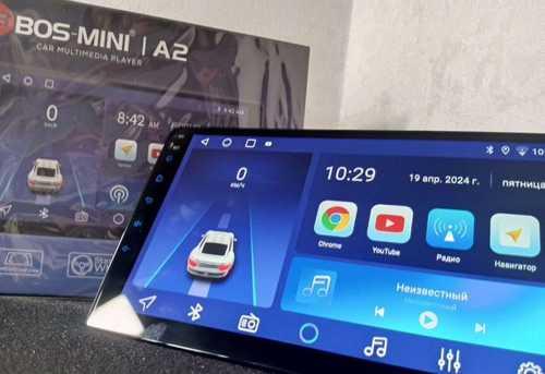 Boss mini A2 4/64 магнитола Android Car play Новая