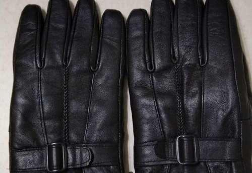 Перчатки мужские кожаные зимние с мехом