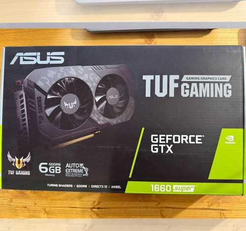 Asus GeForce GTX 1660 Super TUF Gaming OC (новая)