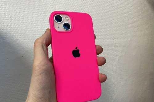 Ярко-розовый чехол iPhone 13 Фуксия