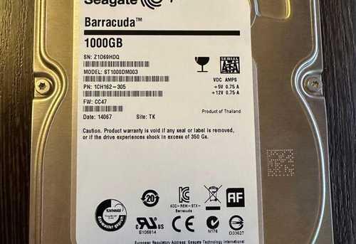 Жесткий диск HDD Seagate Barracuda 1tb