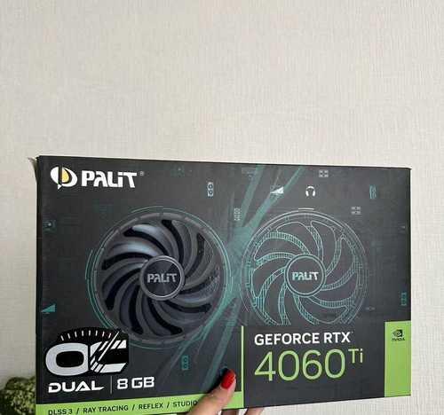 Palit nvidia GeForce RTX4060TI dual OC 8гб Dual OC