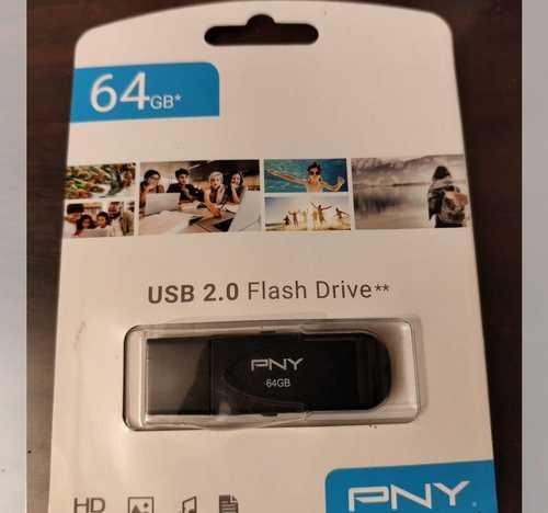 PNY Usb флешка 64gb