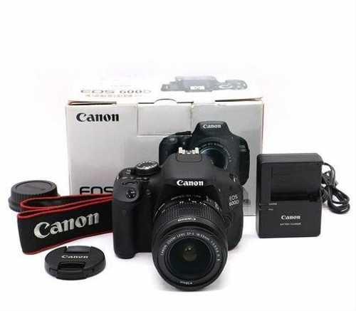 Canon EOS 600D kit box (пробег 195 кадров)