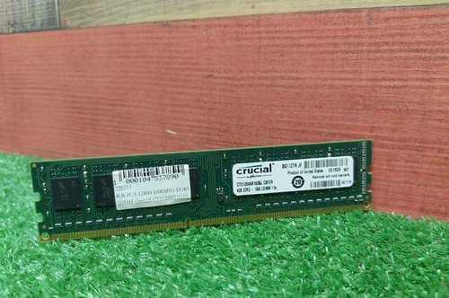 DDR3 4GB / озу для пk Crucial CT51264BA160BJ