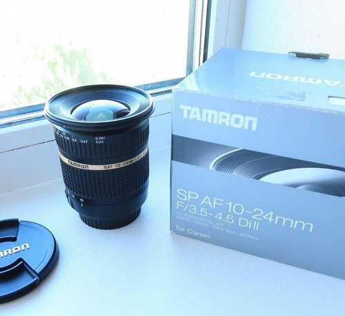 Объектив Tamron SP 10-24mm 1:3.5-4.5 DI II (Canon)