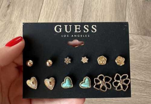 Серьги guess