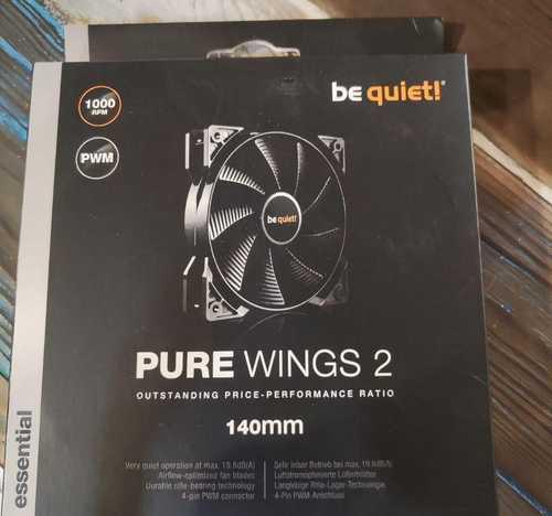 Вентилятор для корпуса 140mm be quiet pure wings 2