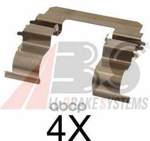 Комплектующие колодки дискового тормоза ABS 735