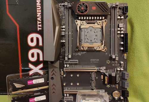 Комплект x99 Titanium D4, 2011v3/v4, 2x8Gb DDR4