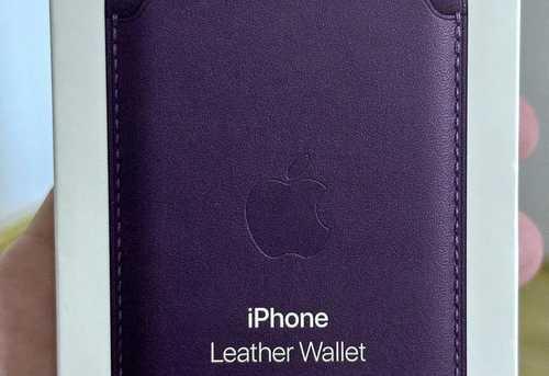 Apple leather wallet Оригинал с локатором