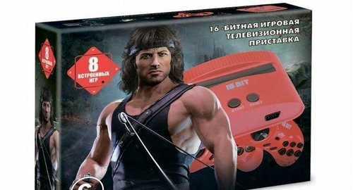 Приставка Sega 16bit Rambo