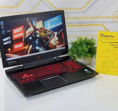 Игровой Ноутбук HP Omen Core i7, GTX 1060 6Gb, 120