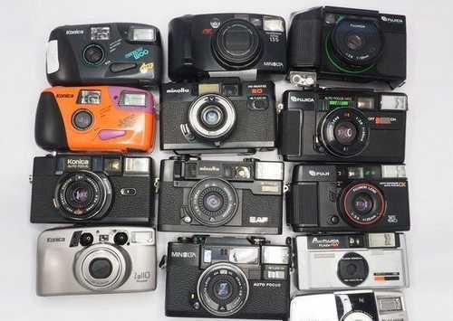 Пленочный фотоаппарат донор в ремонт Minolta Fuji