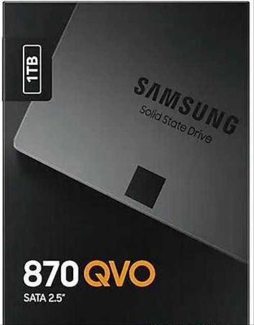 SSD накопитель Samsung 870QVO 1TB, sata3, 2.5"