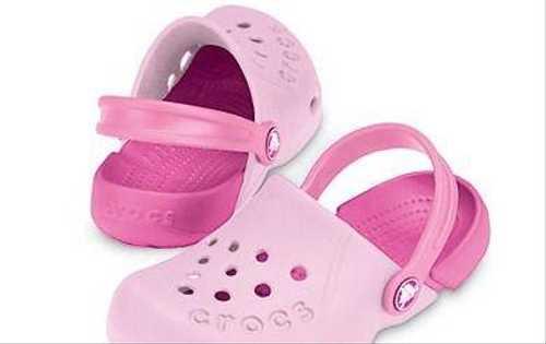 Сандалии Сабо Сланцы Crocs Electro Kids Neon