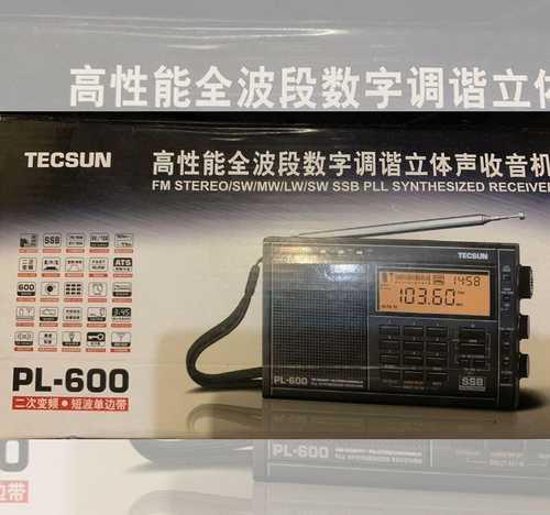 Радиоприемник Tecsun PL-600 black