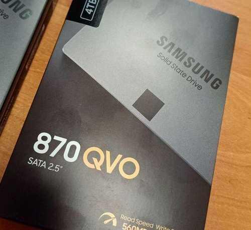 3 шт Новый SSD Samsung 4Tb 870 QVO mz-77q4t0bw