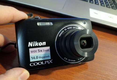Nikon Coolpix S3100 цифровая фотокамера комплект