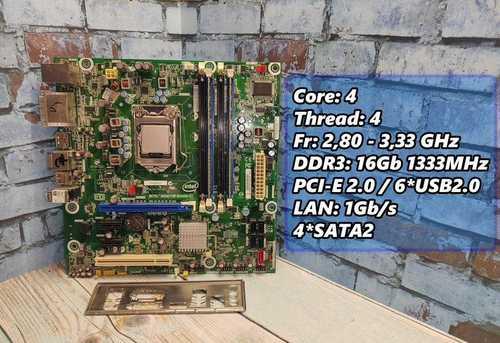Комплект 1156 i5-760 + 16Gb DDR3