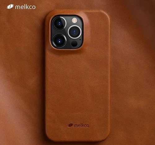 Кожаный чехол Melkco iPhone 15 Pro натуральная кож