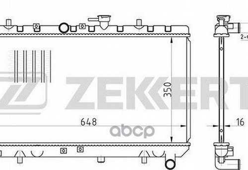 Радиатор охл. дв. Kia Rio 02- mk-1421 Zekkert
