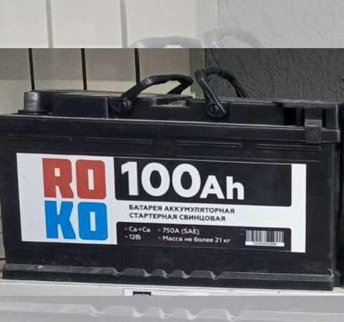 Аккумулятор roko 100Ah