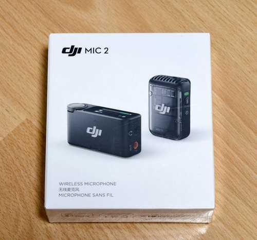 Новый микрофон DJI Mic 2 (1TX + 1RX)