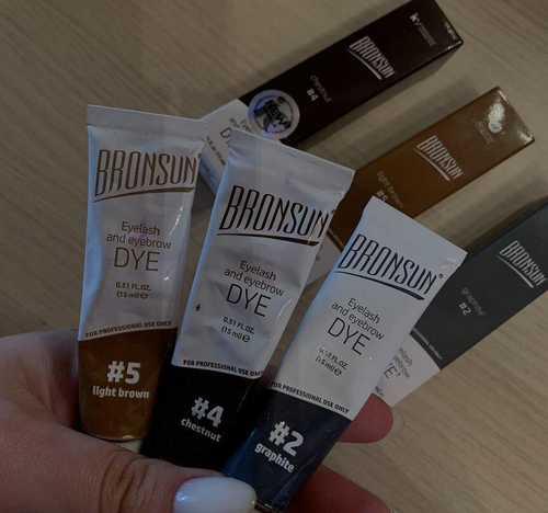 Краска для бровей bronsun + окислитель