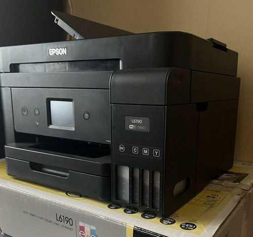 Мфу струйный цветной принтер epson L6190