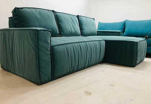 Мягкий угловой диван лофт
