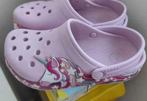 Crocs кроксы для девочки на 34 р