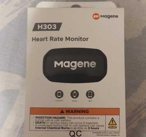 Нагрудный пульсометр magene H303