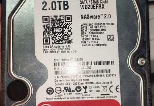 Жесткий диск WD red 2 tb