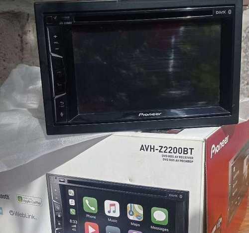 AVH -Z2200BT.Магнитола 2 din pioneer процессор