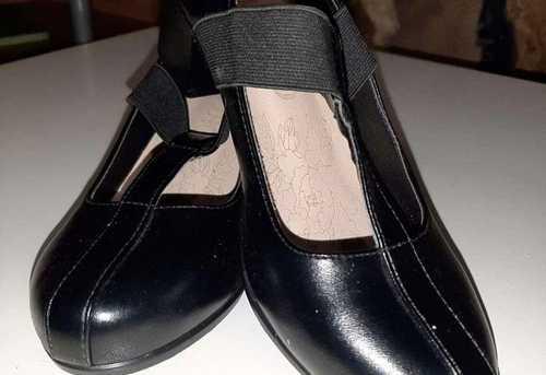 Туфли женские 35 размер черные отдам за благодарно