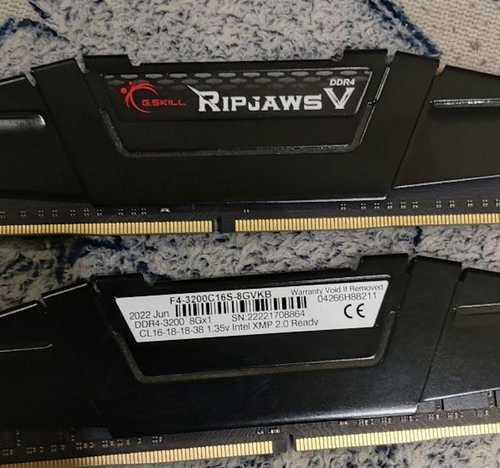 Оперативная память ddr4 16gb 3200 2x8