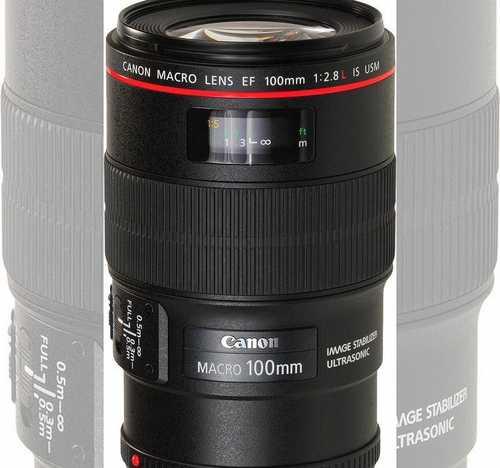 Объектив Canon EF 100mm f/2.8 L Macro IS USM