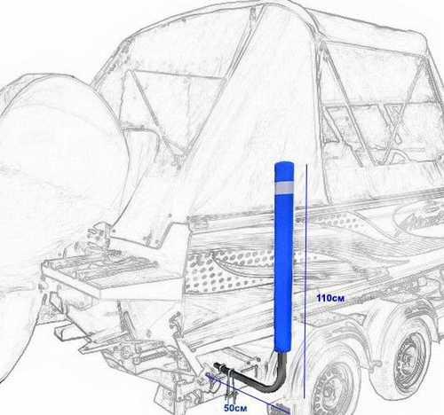 Направляющие ворота для лодочного прицепа h110