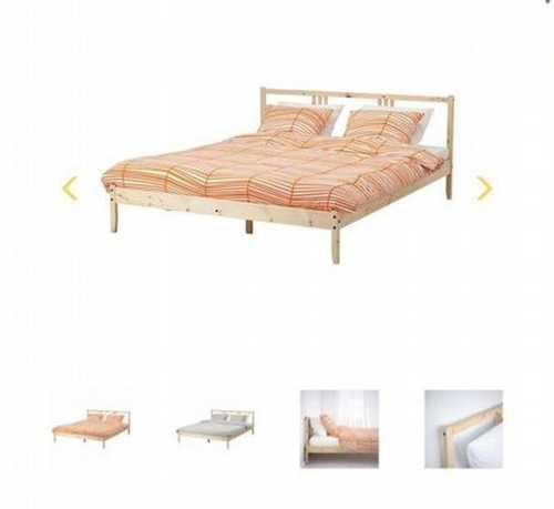 Каркас кровати IKEA фьельсе 140х200