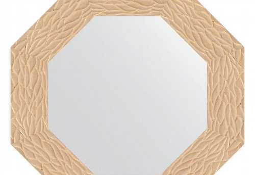 Зеркало Evoform Octagon BY 3796 57x57 золотые дюны