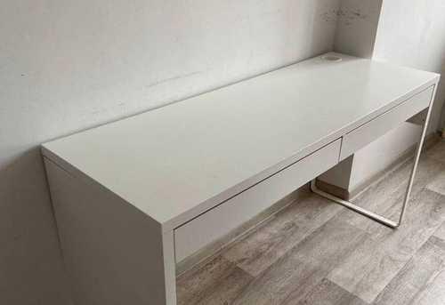 Компьютерный стол белый IKEA 75x142x50