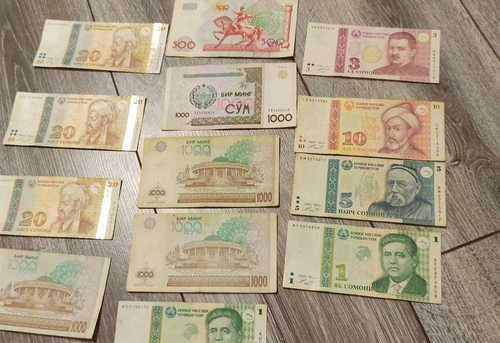 Коллекция купюр банкнот разных стран