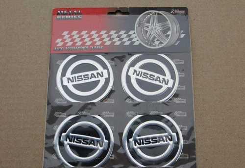 Наклейки на колпачки дисков Nissan