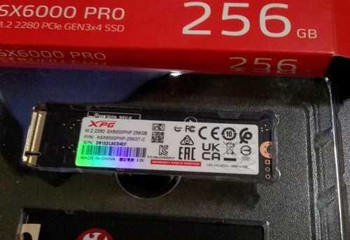 SSD накопитель adata XPG SX6000 Pro M.2 256GB