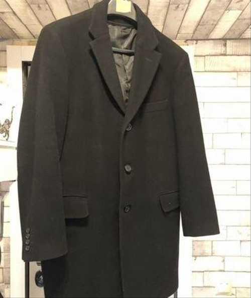 Пальто 54 размера мужское длинное кашемировое шерс