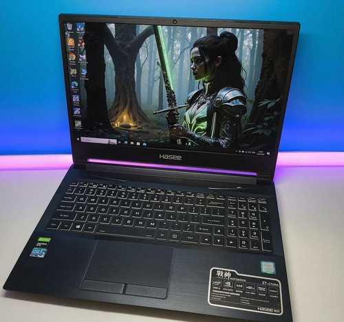 Игровой ноутбук Hasse: i5, GTX1660Ti, 8GB, 512GB