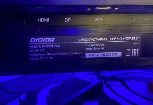 Монитор digma DM-monf2420 1920x1080 75гц IPS
